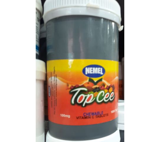 Nemel Topcee Vitamin C Tabs., 100mg(x1000 Tabs) | Rxalldelivered.com