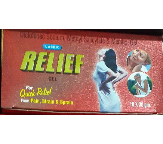 Laborate Labdic Relief Gel.,30gm (x10) | Rxalldelivered.com
