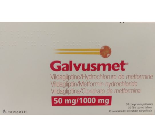 Novartis Galvusmet (Vildagliptin/Metformin HCI) 50/1000mg ...