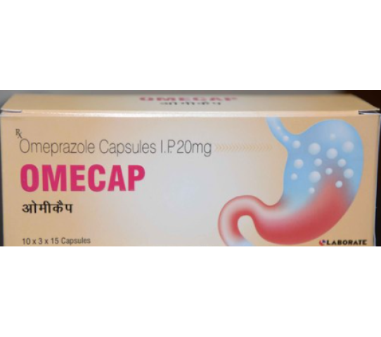 Laborate Omecap Omeprazole Tabs.,20mg(10 tabs) | Rxalldelivered.com